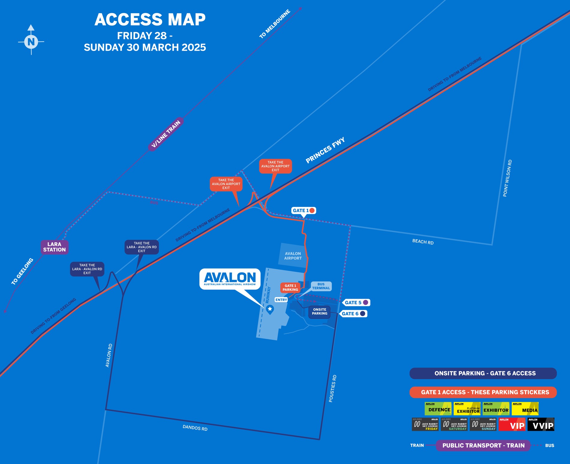 Access Map - FRI | Avalon Australian International Airshow